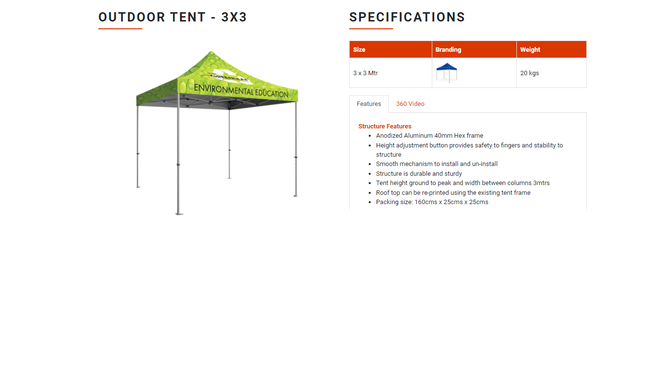 OUTDOOR TENT